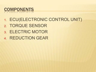Eps-Electronic power steering | PPTX