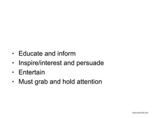 Effective presentation | PDF