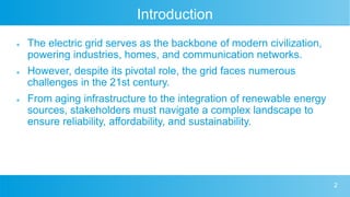 Navigating the current: challenges of the electric grid | PPTX