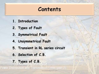 Symmetrical and un-symmetrical fault | PPTX