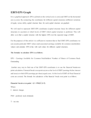 Eps ebit approach note | DOCX