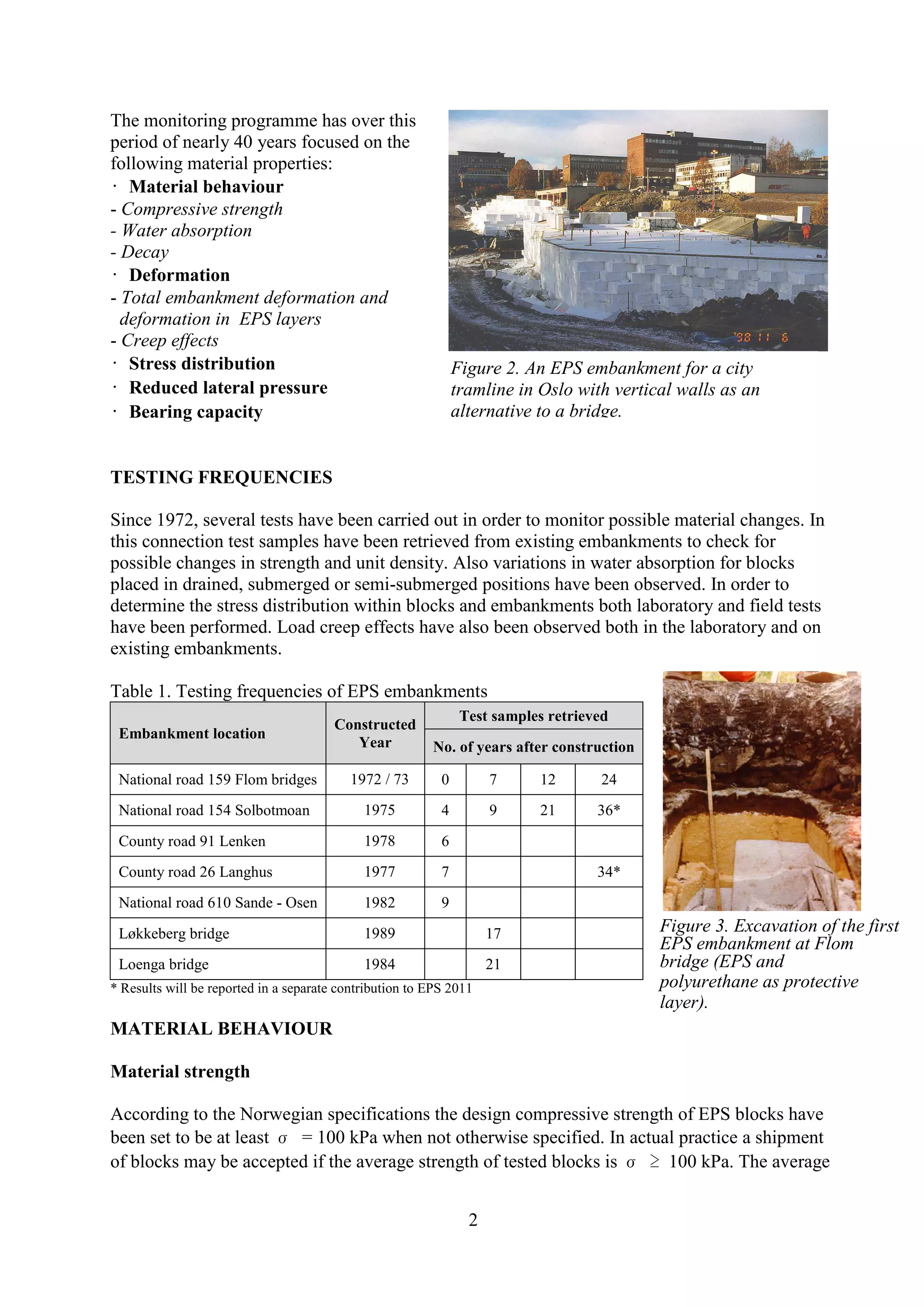 EPS Geofoam +40 Years of Experience in Road Construction in Norway | PDF