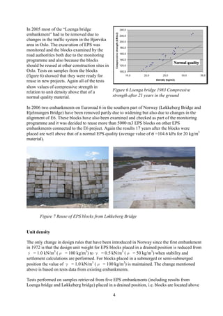 EPS Geofoam +40 Years of Experience in Road Construction in Norway | PDF