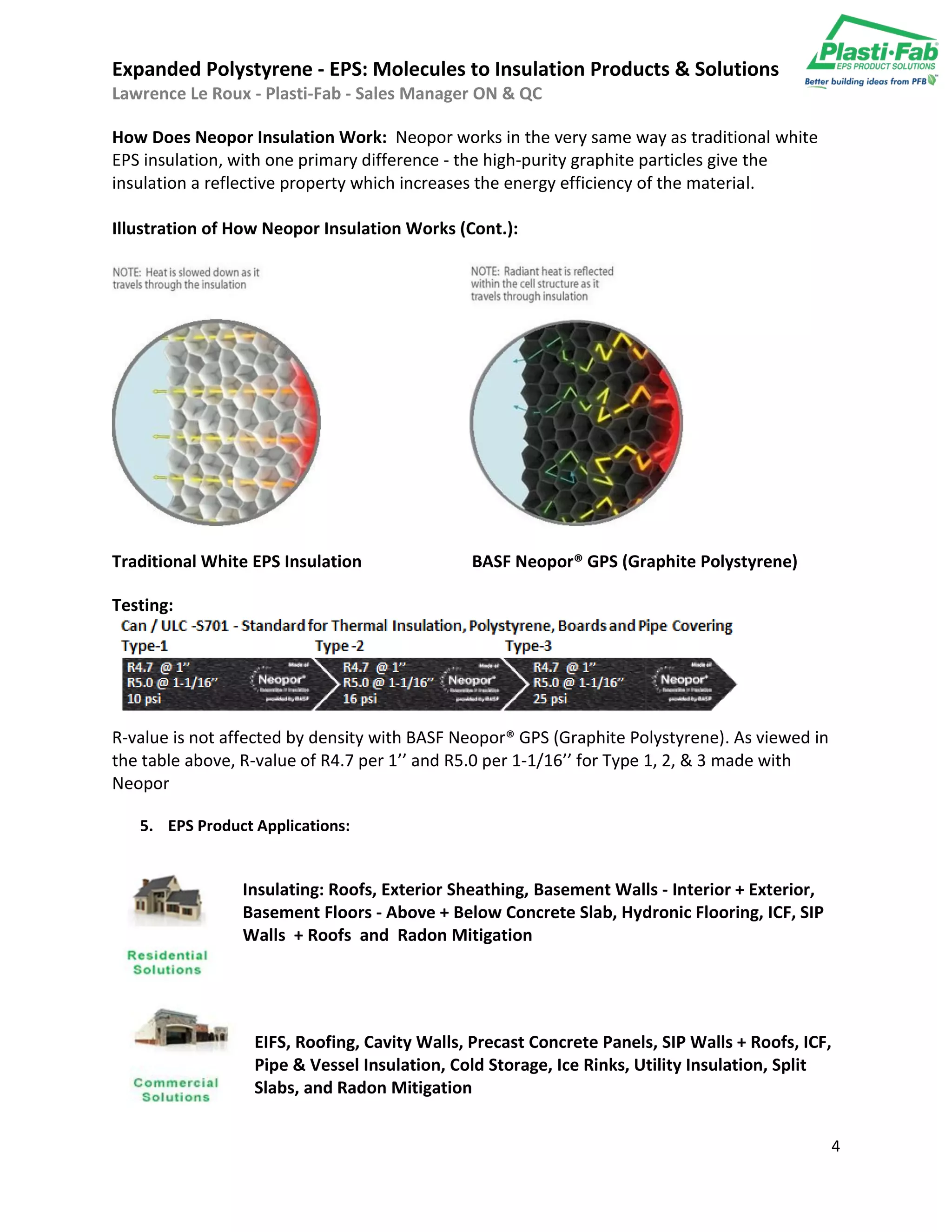 Expanded Polystyrene-EPS-Molecules to Insulation Products & Solutions | PDF