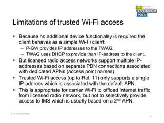 WiFi-integration into EPC | PDF
