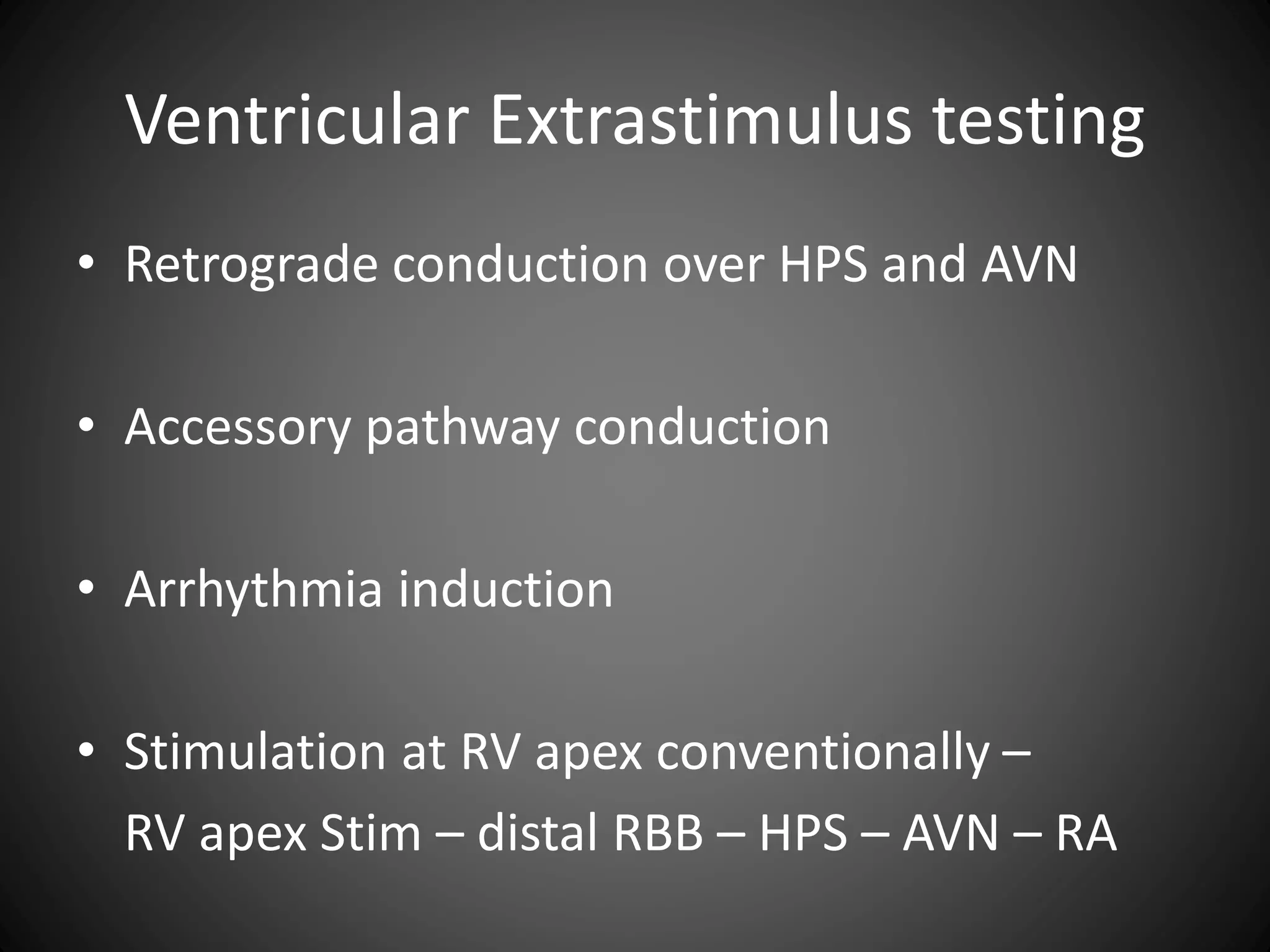 Electrophysiology study protocol | PPTX