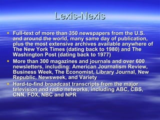 How to Find Information in Environmental Science | PPT