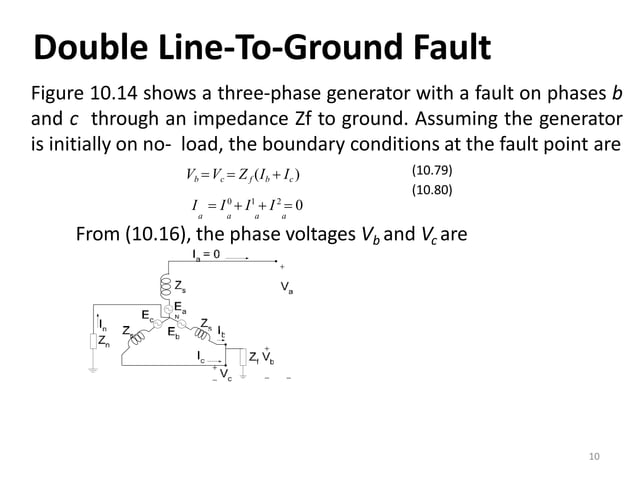 Line to Line & Double Line to Ground Fault On Power System | PPTX ...