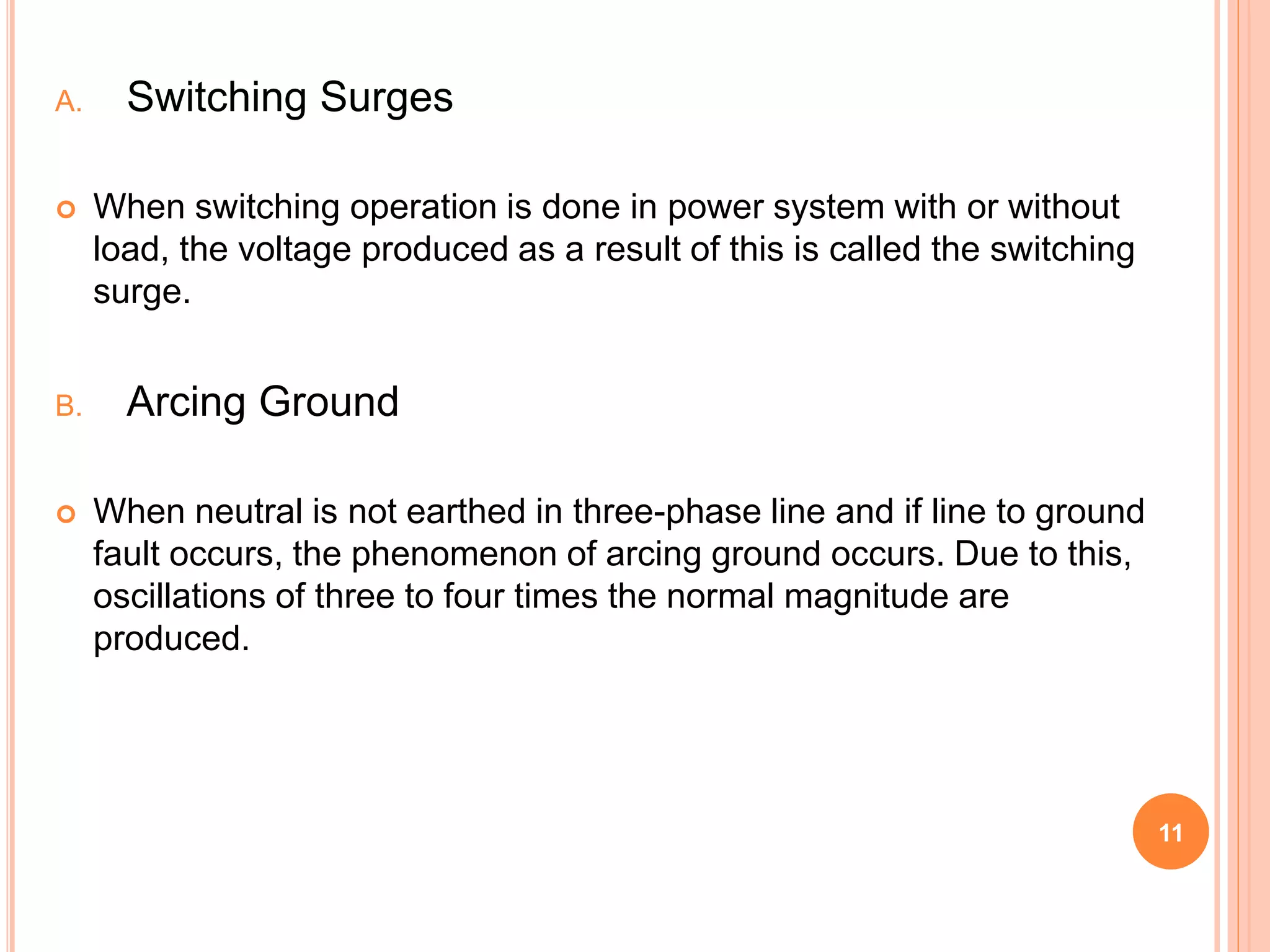 Transient in Power system | PPTX