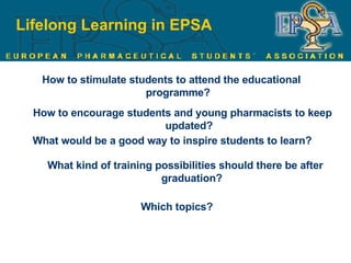 EPSA Vision Of Pharmacy | PPT