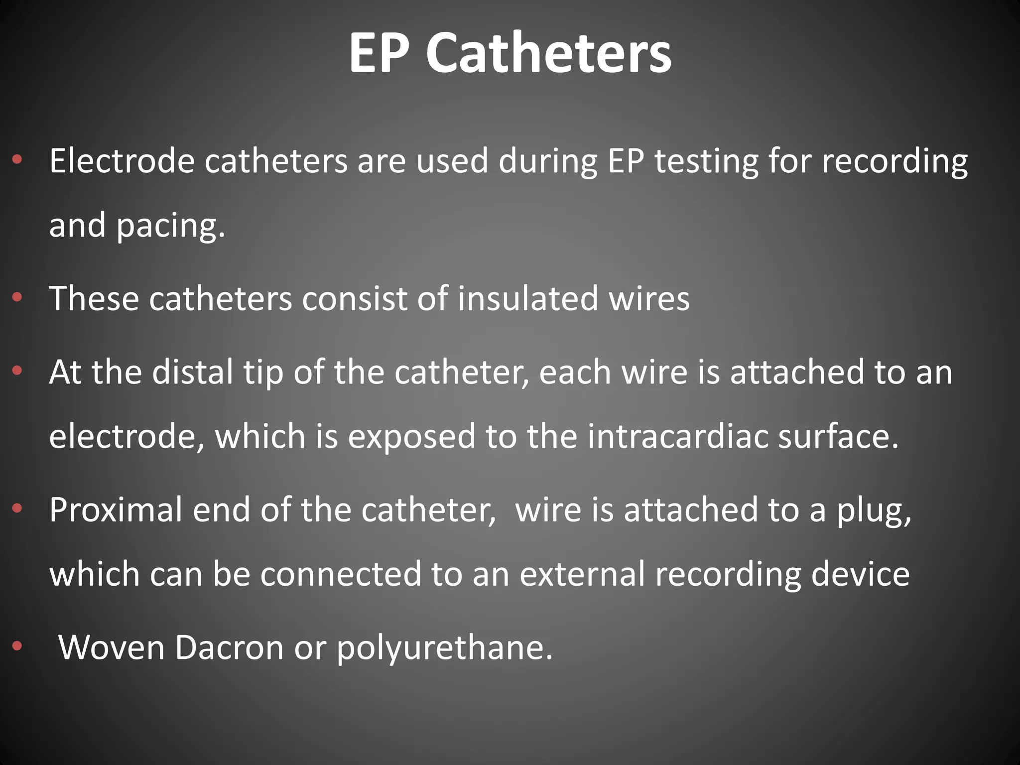 Electrophysiology study basics | PPTX