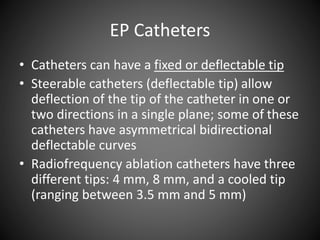 Electrophysiology study basics | PPTX