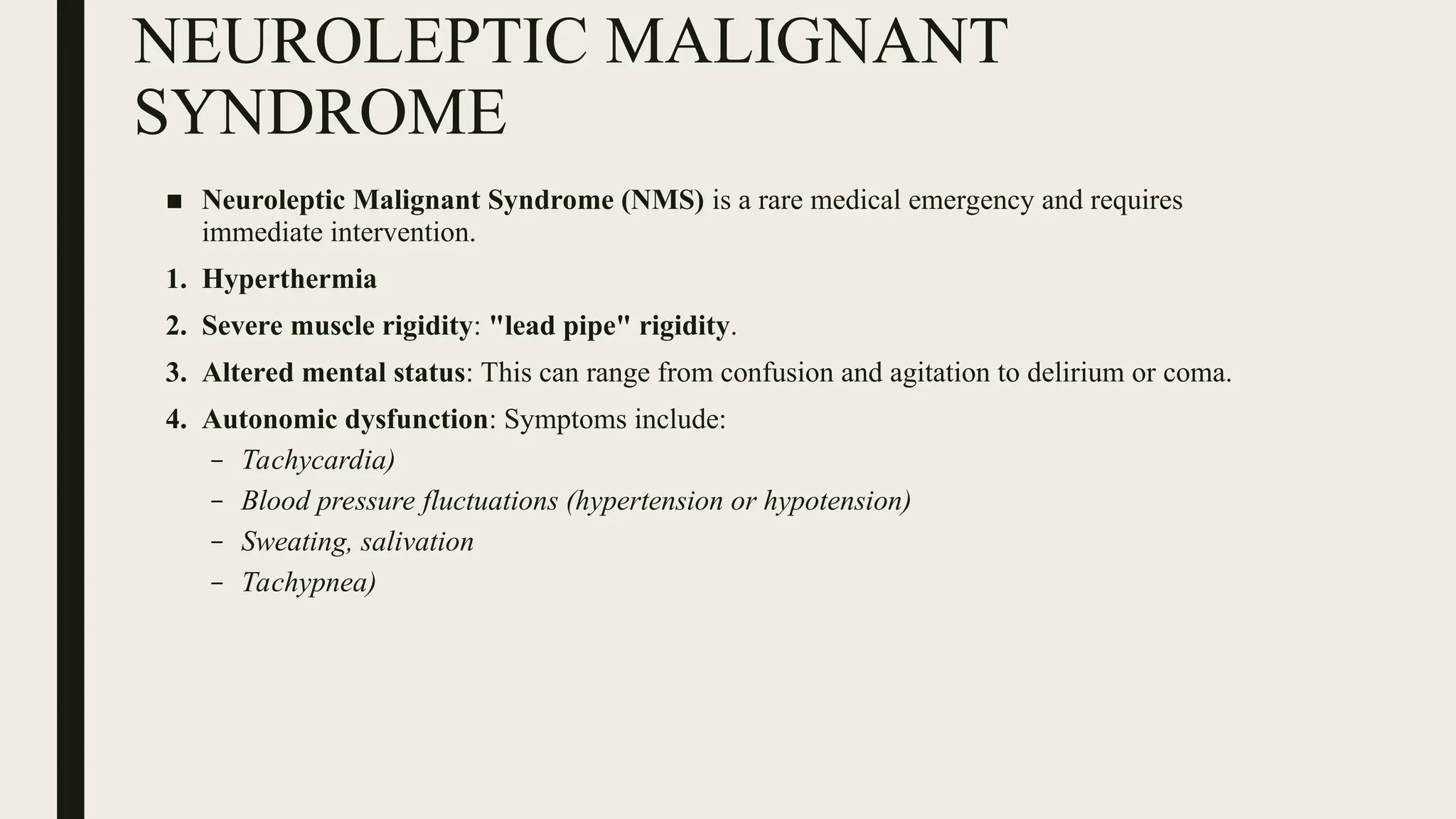 Clinical teaching on Management of extra pyramidal symptoms ...