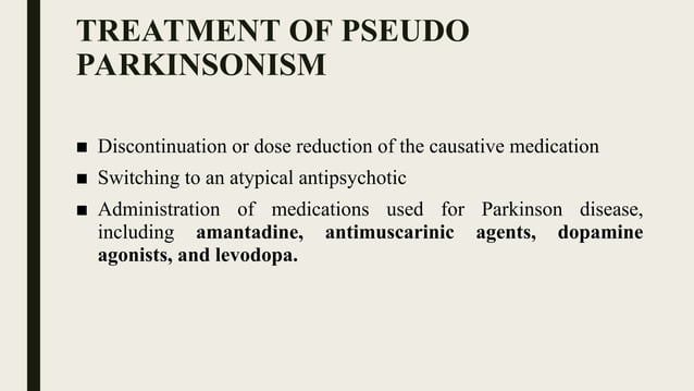 Clinical teaching on Management of extra pyramidal symptoms ...