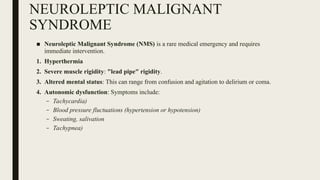 Clinical teaching on Management of extra pyramidal symptoms ...