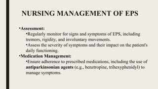 Clinical teaching on Management of extra pyramidal symptoms ...