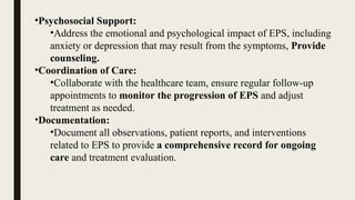 Clinical teaching on Management of extra pyramidal symptoms ...
