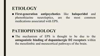 Clinical teaching on Management of extra pyramidal symptoms ...