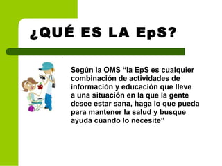 Eps-Nutrición didactica | PPT