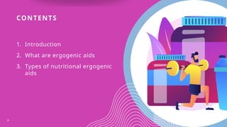 nutritional ergogenic aids- exercise physiology | PPTX