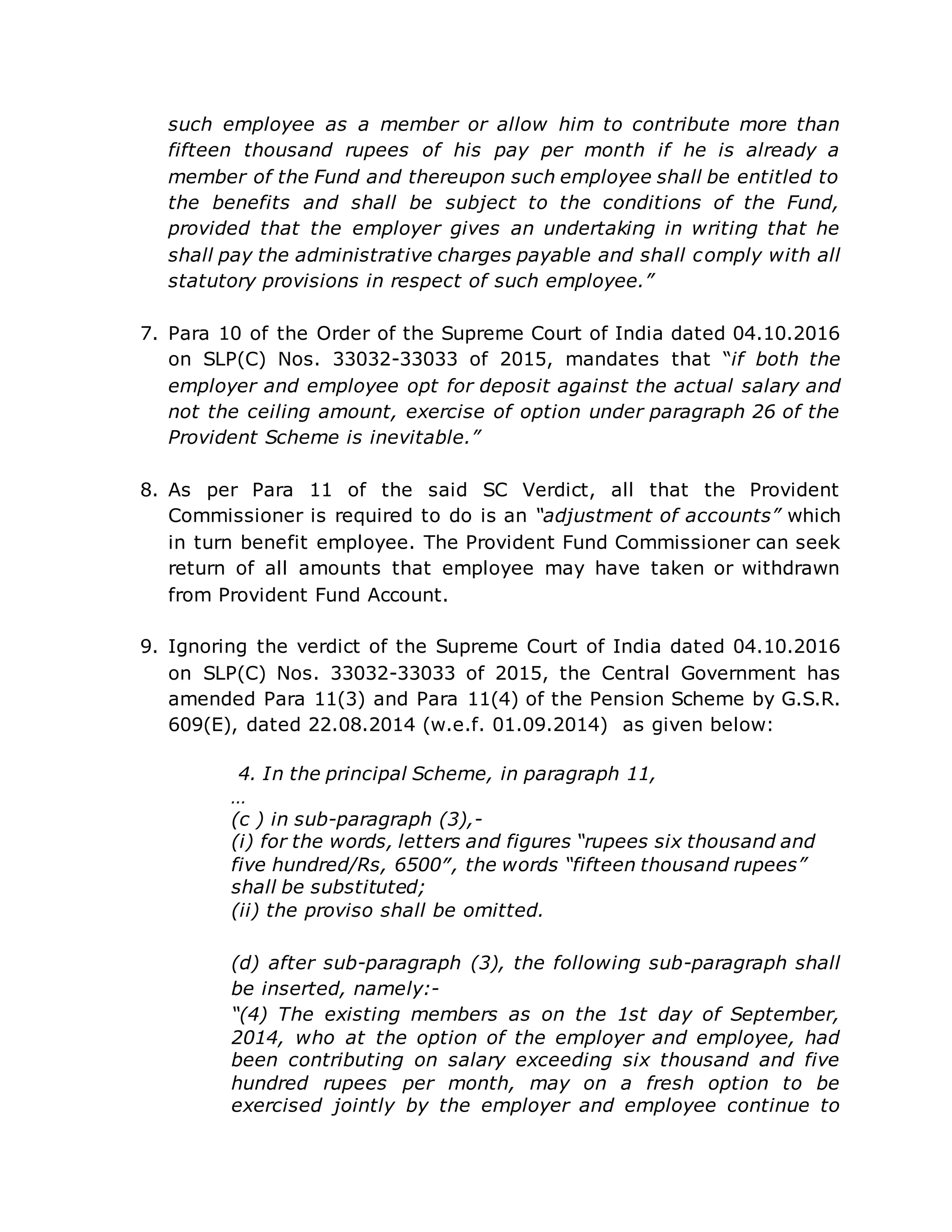 How you can get a higher pension from EPFO beyond ceiling limit? | DOCX