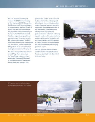 Eps geofoam applications & technical data | PDF