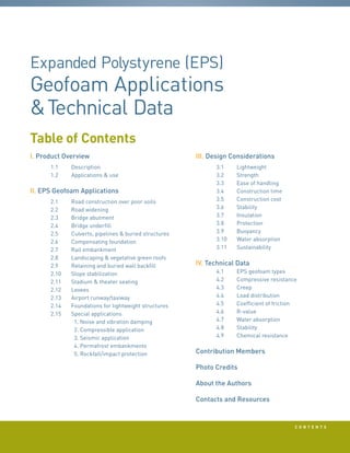 Eps geofoam applications & technical data | PDF