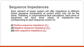 Analysis of unsymmetrical faults using the bus impedance matrix, Faults through impedance ...