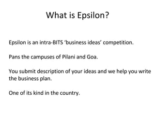 Epsilon Orientation | PPT