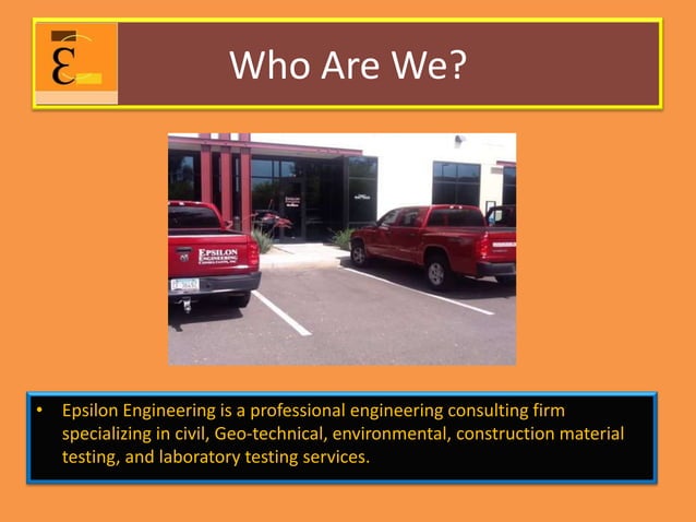 Epsilon Powerpoint | PPTX | Civil Engineering Industry | Industries