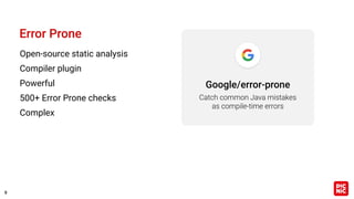 Say goodybe to bugs and anti-patterns with Error Prone - @JavaZone | PPT