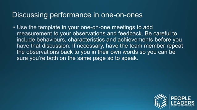 4 Types of Performance Conversations for Leaders and Managers | PPTX ...