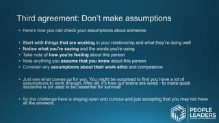 The 4 Agreements for Effective Team Leadership | PPTX