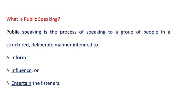 Effective Public Speaking Skills | PPT