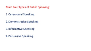 Effective Public Speaking Skills | PPTX