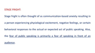 Effective Public Speaking Skills | PPTX