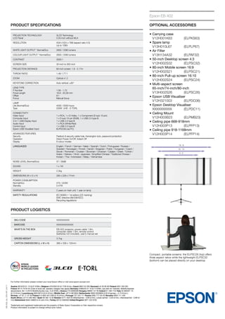 Epson Eb X02 | PDF