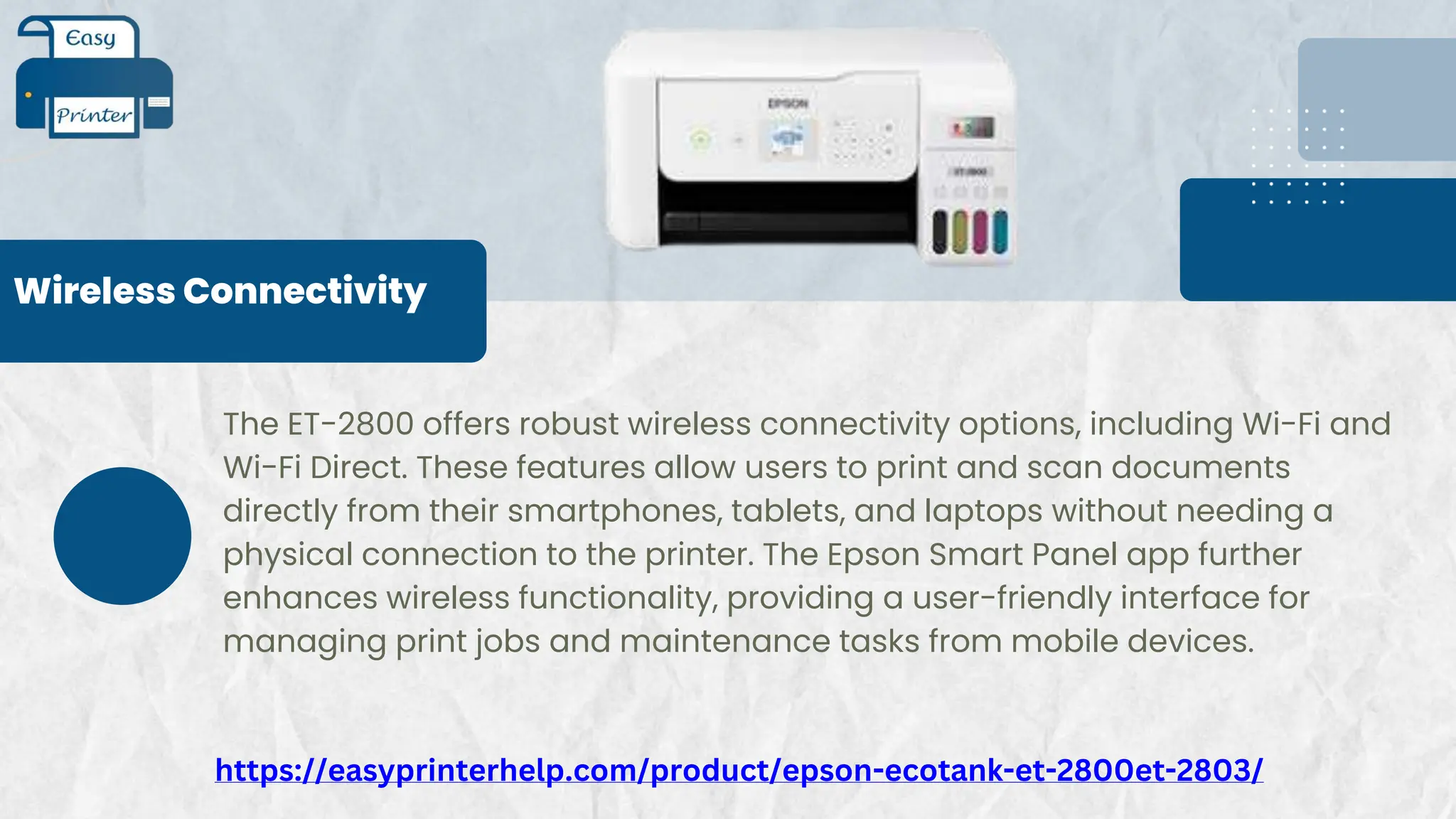 Epson EcoTank ET-2800 Wireless All-in-One Color In Printer.pptx