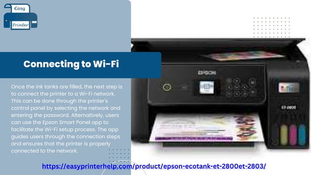 Epson EcoTank ET-2800 Wireless All-in-One Color In Printer.pptx