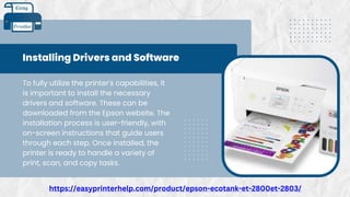 Epson EcoTank ET-2800 Wireless All-in-One Color In Printer.pptx