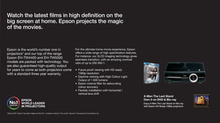 Epson Home Cinema | PDF | Home Entertainment Systems | Consumer Electronics