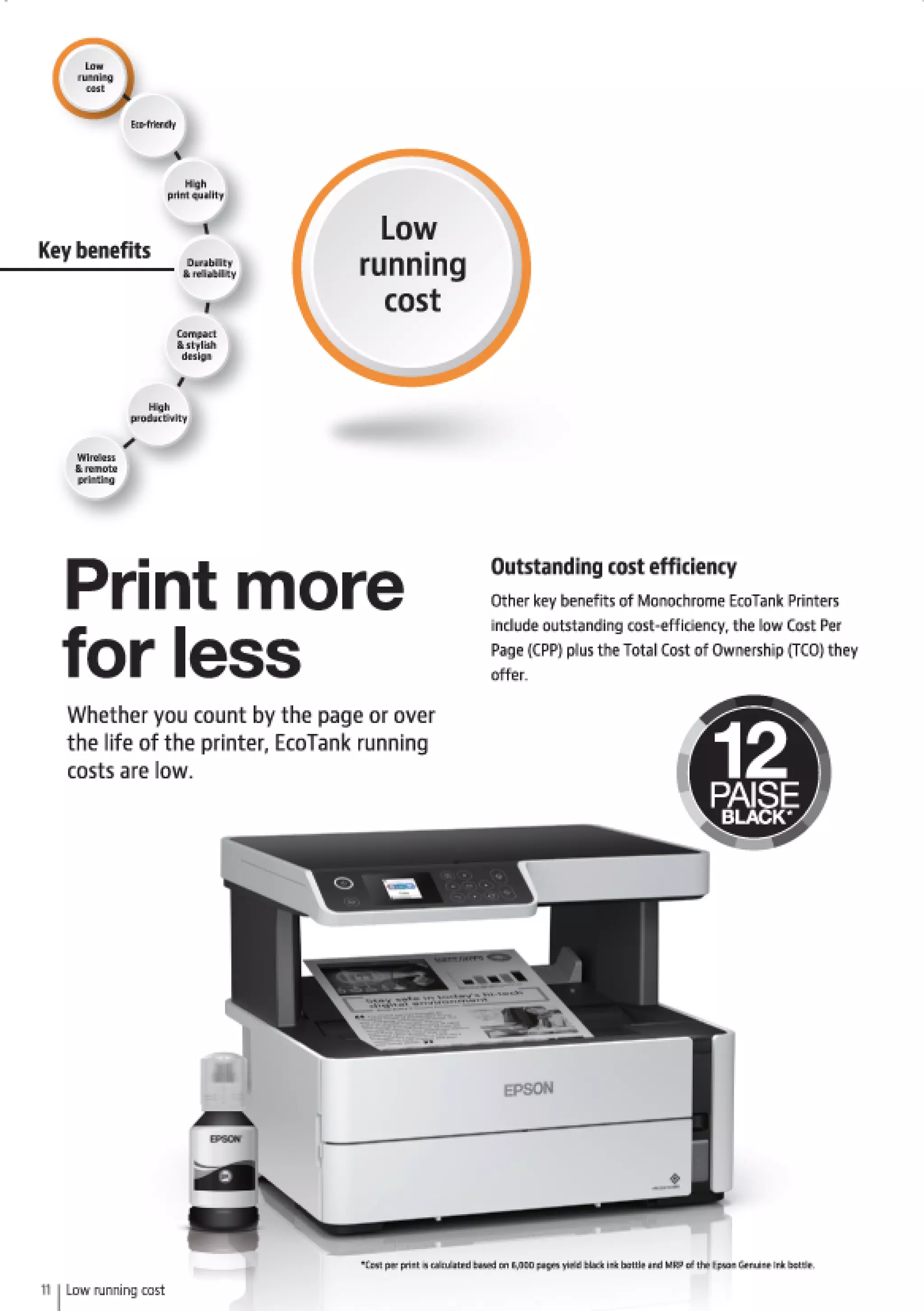 EcoPowering Office Printing with Epson Monochrome EcoTank Printers | PDF
