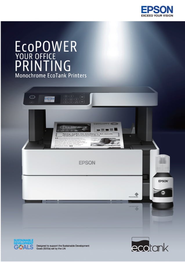 EcoPowering Office Printing with Epson Monochrome EcoTank Printers | PDF