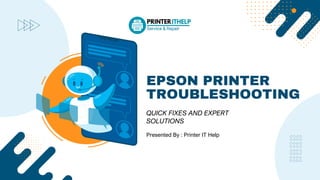 Epson Printer Troubleshooting | Printer IT Help | PDF
