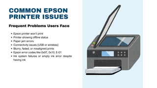 Epson Printer Troubleshooting | Printer IT Help | PDF