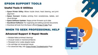 Epson Printer Troubleshooting | Printer IT Help | PDF