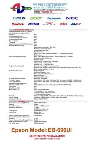 Epson projector | PDF