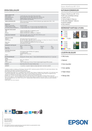 Epson workforce wf 7015 | PDF