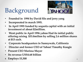 Acquisition of Yahoo and Verizon | PPTX