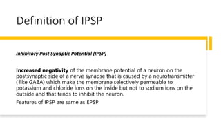 EPSP and IPSP | PDF